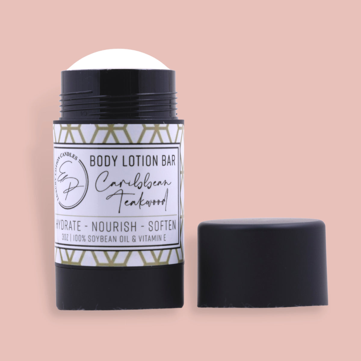 Caribbean Teakwood Body Lotion Bar - Elizabeth Paige
